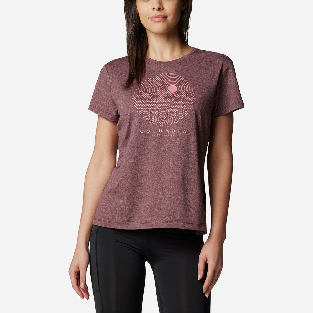 Áo Thun Tay Ngắn Nữ Columbia Sloan Ridge™ Graphic - Tím – Supersports ...