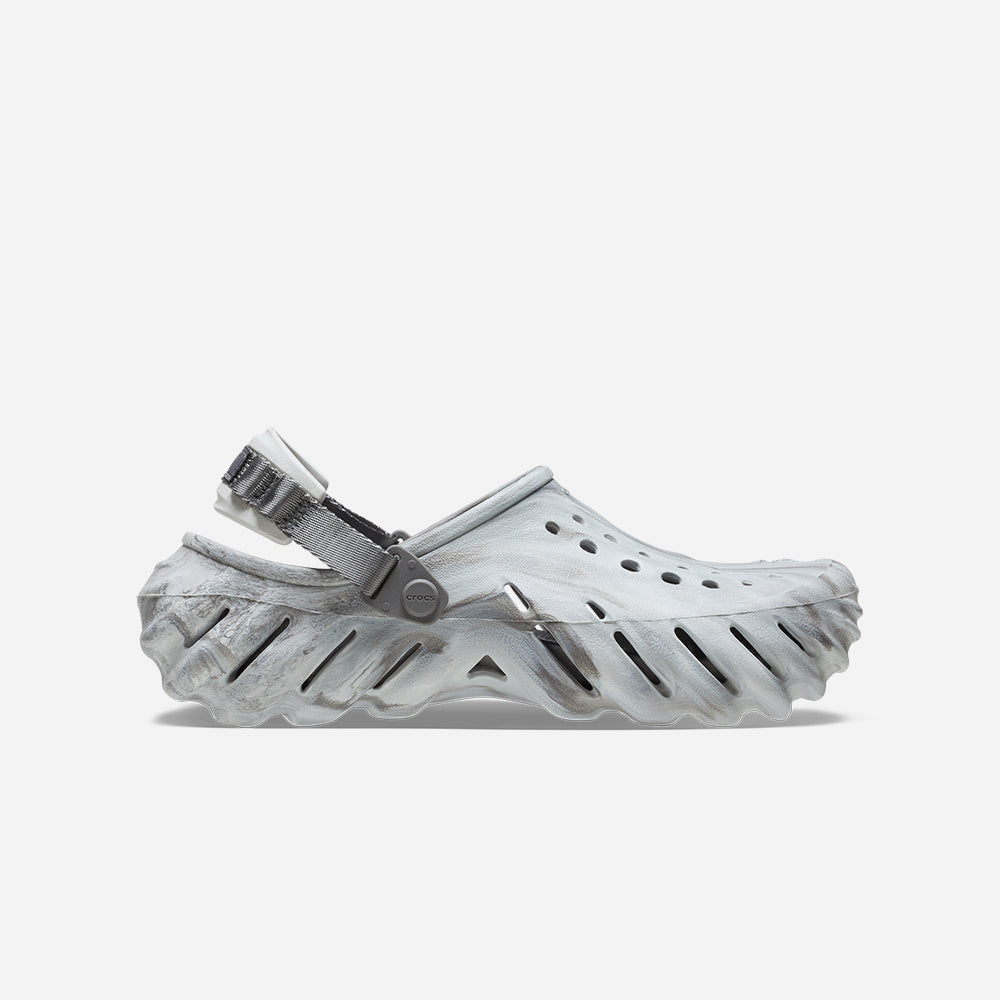 Supersports Vietnam Official | Unisex Crocs Echo Clog - Gray | CROCS 2025