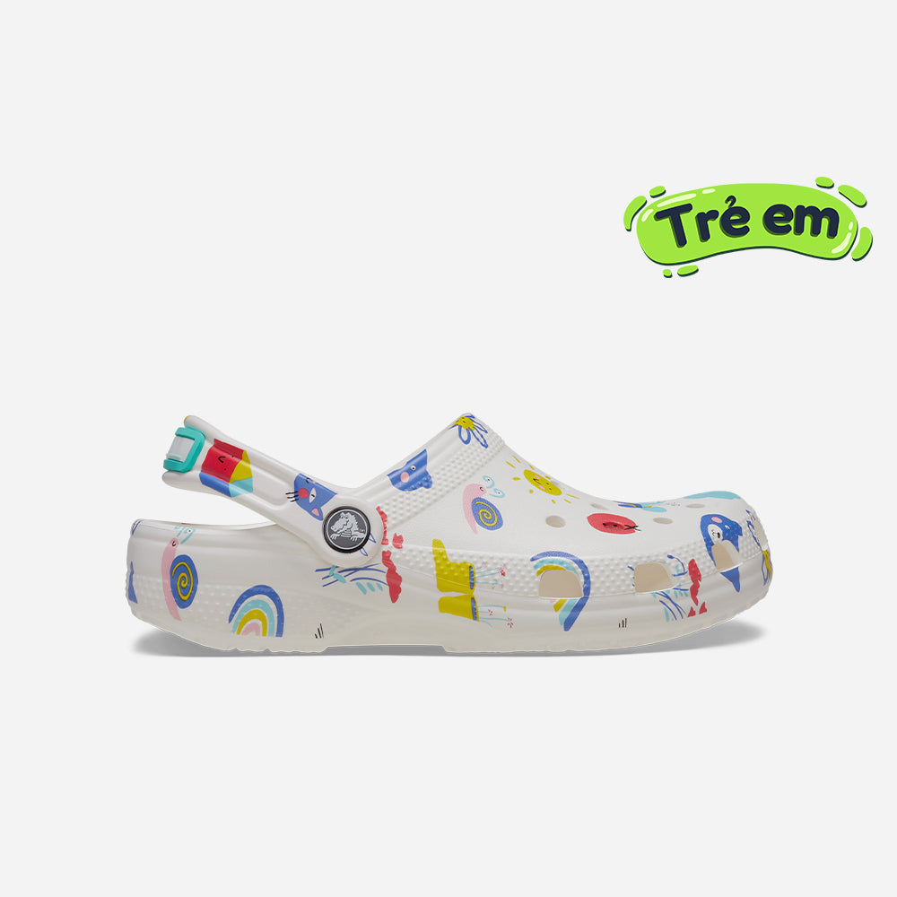 Supersports Vietnam Official | Kids' Crocs Classic Doodle Print Clog ...