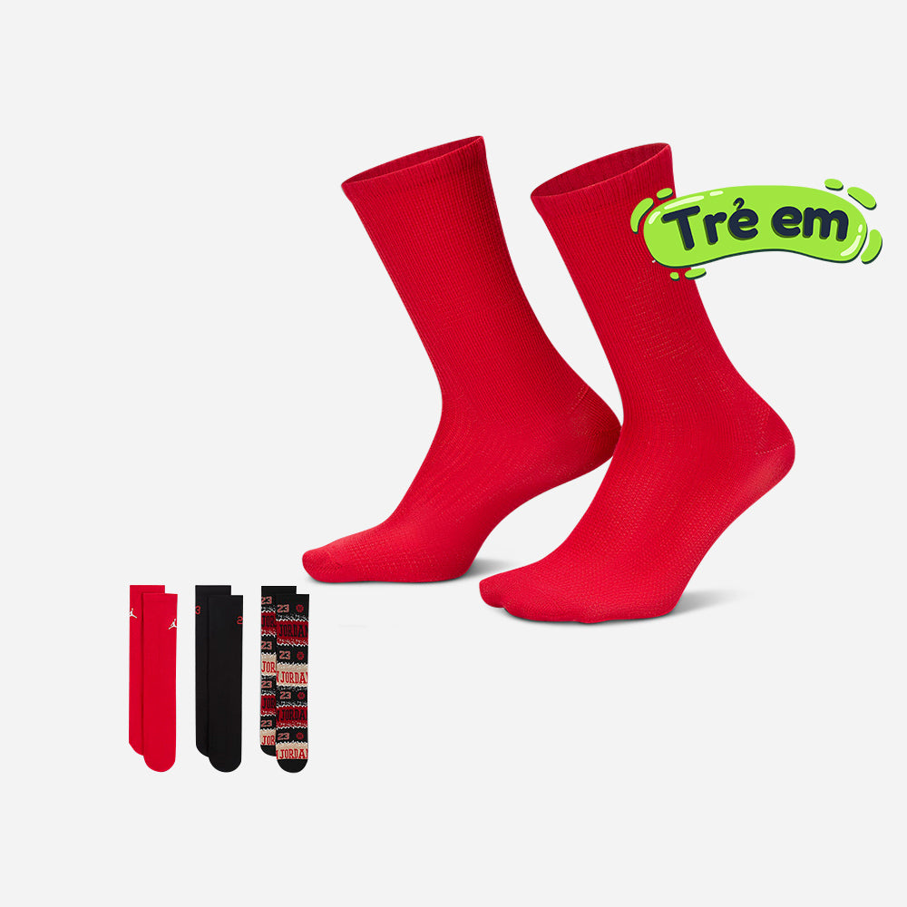 Vớ Bé Trai Jordan Mj Holiday 3Pk - Đồng hành cùng mỗi bước chân của bé ...