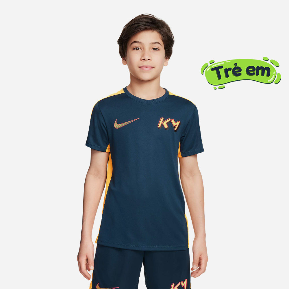 Áo Đá Bóng Trẻ Em Nike Kylian Mbappé Dri-Fit Academy23 - Xanh Navy ...