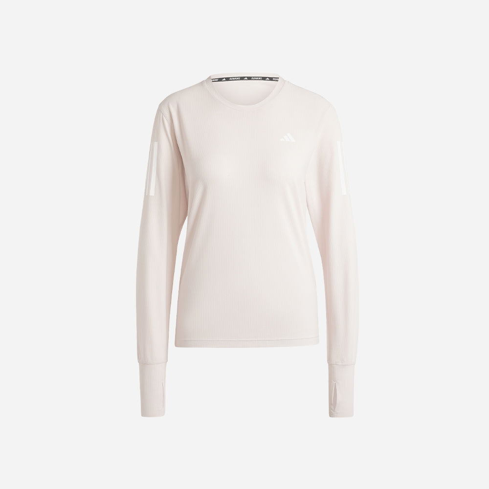 Áo Thun Tay Dài Nữ Adidas Own The Run Long-Sleeve - Hồng – Supersports ...